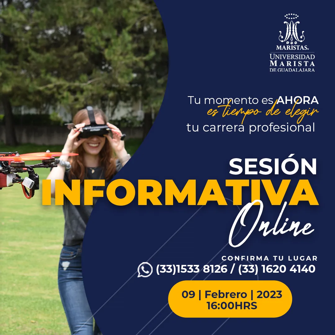 Sesión informativa en línea - Universidad Marista de Guadalajara